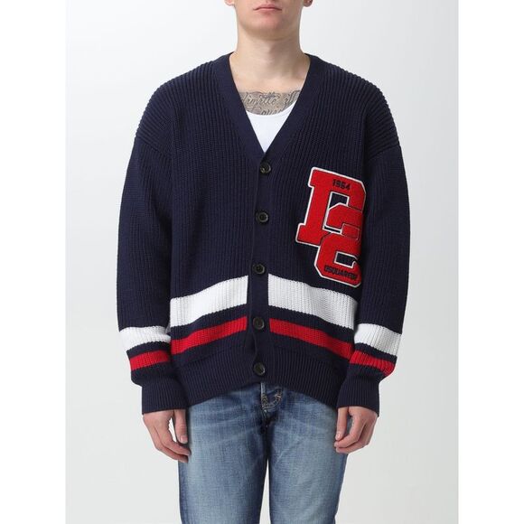 DSQUARED2 | Sweaters | Dsquared2 Cardigan Men Blue | Poshmark